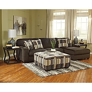 Signature Design by Ashley T592-3 End Table, 30.25" W x 25.50" D x7.00 H, Brown