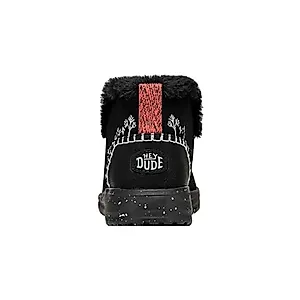 Hey Dude Denny Wool Faux Shearling Black Size 10 | Women's Boots | Women's Pull on Boots | Comfortable & Light-Weight