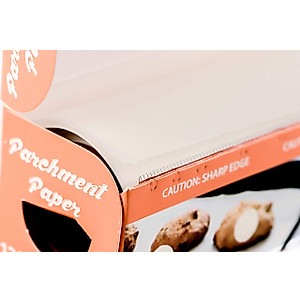 [1 PACK] Premium Baking Parchment Paper 18x50 | Non-stick Premium Quality Silicone Coated Baking Paper Roll for Cakes, Smoking, BBQ, Cookies, Pizza, Pan Liners, Kosher | 18 inch x 50 FT