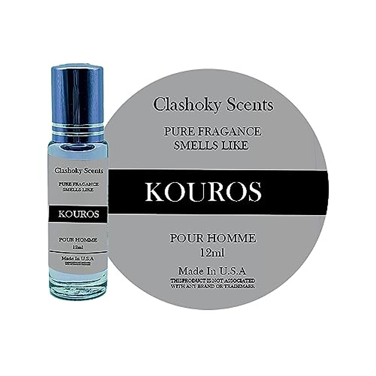 Clashoky Fragrance Perfume Oils Kouros Cologne Roll On Body Oil for Men (12ml) (Pack of 1)
