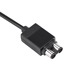 AC Power Supply Converter Transfer Cable Portable for 360 Power Supply on - Black Adapter Slim for a 0ne Console Conversion Power Supply