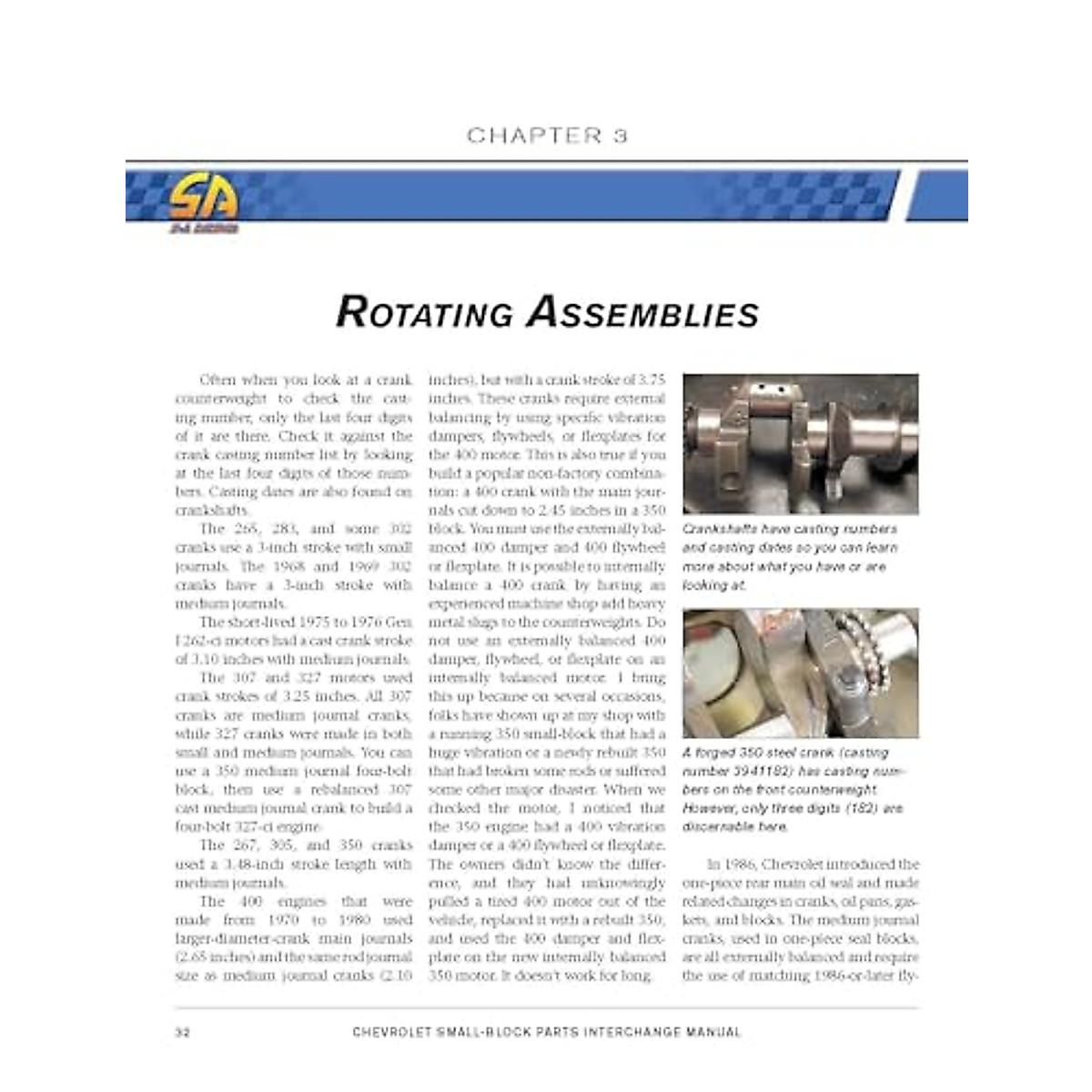 Chevrolet Small Block Parts Interchange Manual