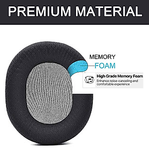 Earpads for SteelSeries Arctis 7 5 3 Replacement Ear Cushion Pads with Protein Leather and Memory Foam for SteelSeries Arctis 7 5 3 Gaming Headphones, A Pair, Black