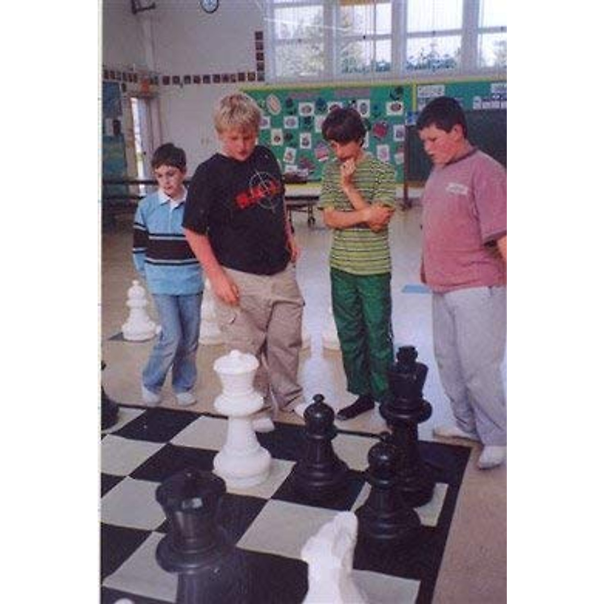 MegaChess Giant Oversized Premium Chess Set with 25 Inch Tall King with Quick Fold Nylon Mat