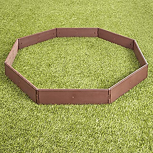 The Lakeside Collection Outdoor Raised Garden Bed for Vegetables, Herbs, Flowers - Customizable Large Wooden Planter Box Kit for Grass, Yard, Lawn