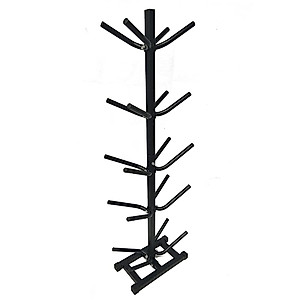 GRRICEPL Ball Sports Equipment Storage Rack, Basketball Rack, for Garage Or Indoor Use Sports Equipment Storage Organizer (Color : Black, Size : 50x26x166cm)