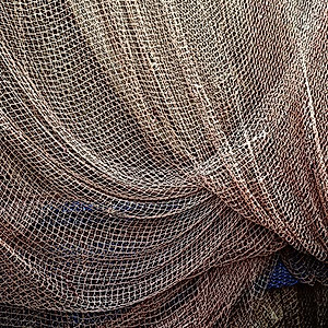 Fish Net Decorative - 5' X 10' Authentic Fishing Net Décor - (1 Pack) Decorative Fishing Net Wall Decor - Fishing Net Decoration - Fishing Net Decorative - Fishnet Décor - Sea Netting Décor