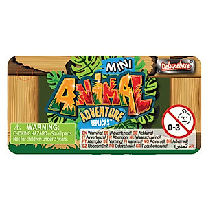 Deluxebase Mini Animal Adventure Replicas - Crabs from Mini Hand Painted Realistic Small Plastic Crab Figurines, Detailed Wildlife Model for Kids, Zoo Play, Party Favors and Gifts.