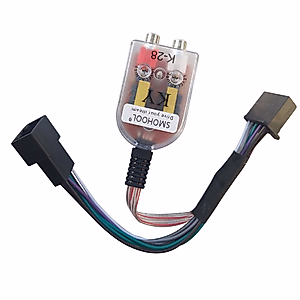 SMOHOOL Radio System Amp Subwoofer Amplifier Wire Harness Adapter Interface with Impedance Converter for Toyota Camry Tacoma Sienna RAV4 Avalon Tundra Corolla