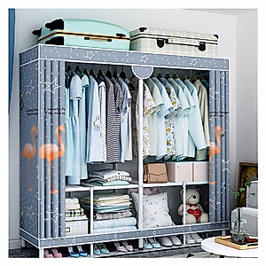Portable Wardrobe Closet Closet Portable Closet Organizer Portable Wardrobe Closet Clothes Closet Portable Closet Wardrobe Closet Organizer 55/63 Inch Clothes Storage Organizer Bedroom Storage Wardrob