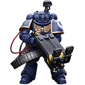 HiPlay JoyToy Warhammer 40K Collectible Figure: Ultramarines Desolation Marine with Castellan Launcher-Superkrak 1:18 Scale Action Figures JT8810 (Castellan Launcher-Superkrak JT8810)