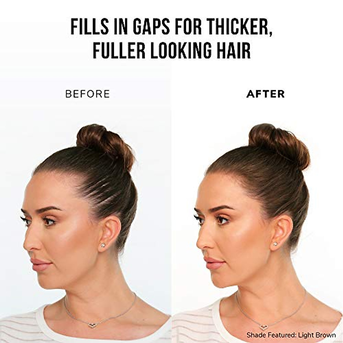 Color Wow Root Cover Up, Dark Brown – Instantly cover greys + touch up highlights, create thicker looking hairlines, water resistant, sweat resistant - No mess multi award winning root touch up