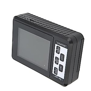 Zunate Geiger Counter, LCD Nuclear Radiation Detector Rays Tester with Dose Alarm, Backlight Display High Accuracy Radiation Dosimeter Monitor Meter(Black)