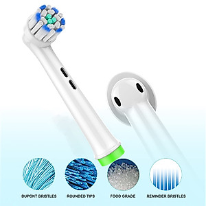 Brush Heads Replacement Compatible with Oral B Barun,Toothbrush Brush Heads for Oral-B Genius and Precision Clean Brush Heads Refill for Oral-B 7000/Pro 1000/9600/ 5000/3000/8000 (WEB60X)