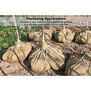 Sandbaggy Burlap Fabric Roll | 1 Roll - Extra Wide 72 inch Width by 300 ft Length | 30% Thicker Than Competition | Constructed from Industrial Grade Burlap Fiber | Home Decor & Weddings, Plant Covers