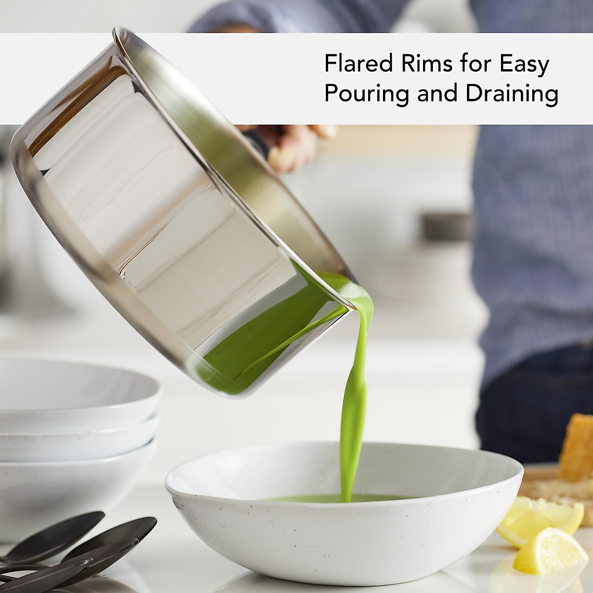 KitchenAid 5-Ply Clad Induction Sauce Pan with Lid, 1.5 Quart, Polished Stainless Steel