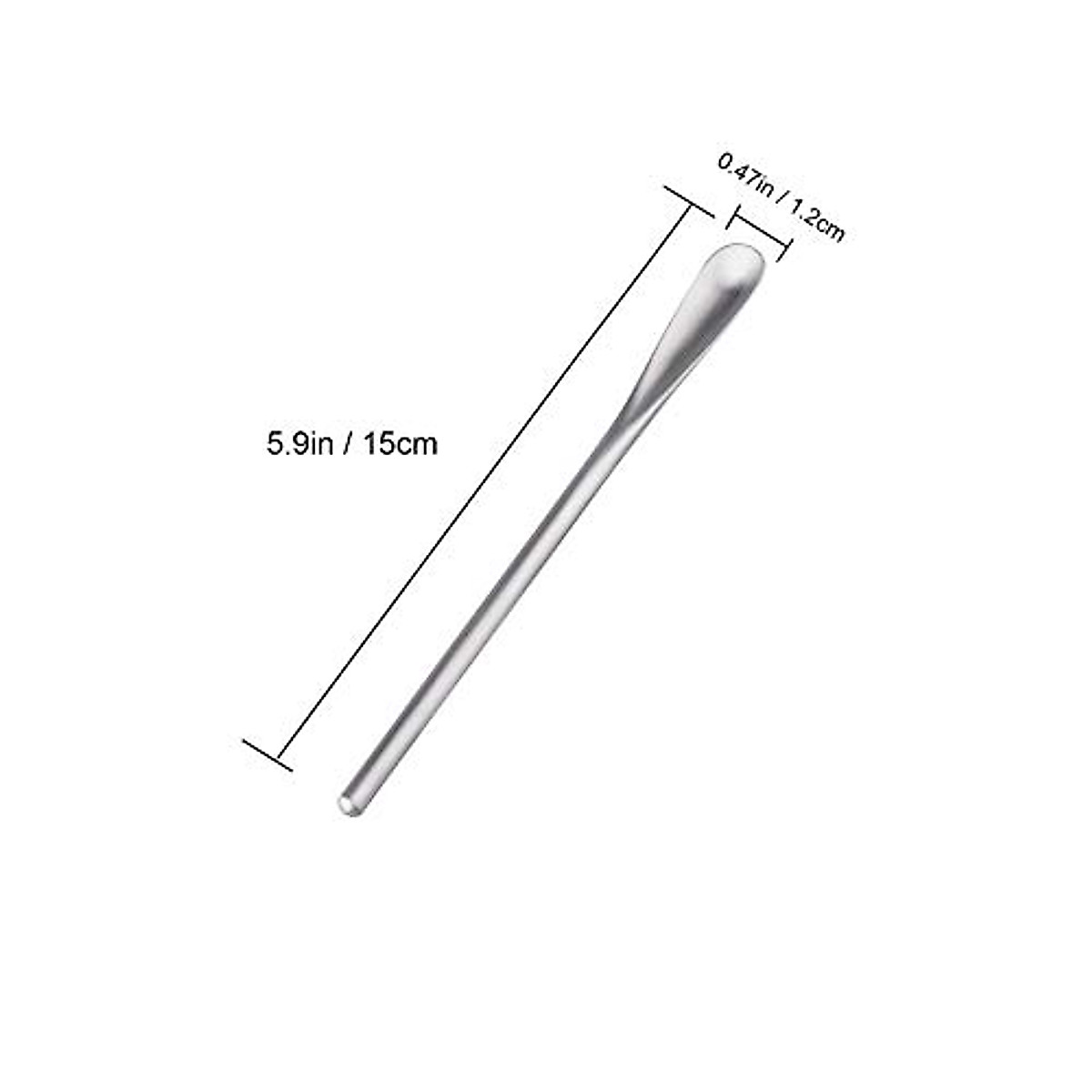 IMEEA Coffee Stirrers Demitasse Espresso Spoons SUS304 Stainless Steel Coffee Stir Sticks 5.9-Inch Tea Spoon, Set of 4