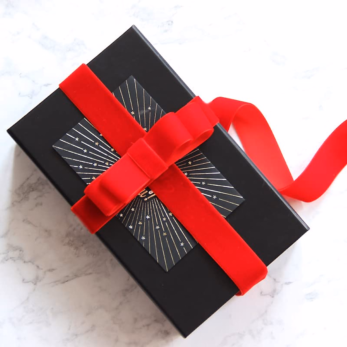 KLTRIBBON Vintage Red Velvet Ribbon Single Faced,5/8 Inch X 25 Yards,for Choker,Gift Wrapping,Floral Bouquets