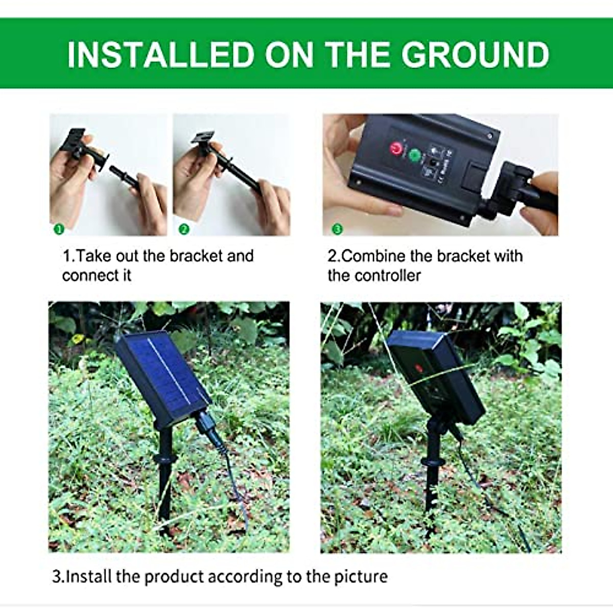 Solar Net Lights Outdoor Waterproof, 9.8FT×6.6FT 192-LED Outdoor Christmas Mesh Lights with 8 Modes for Bush Garage Fence Lawn Garden Park Valentine's Day Christmas Decoration(White)