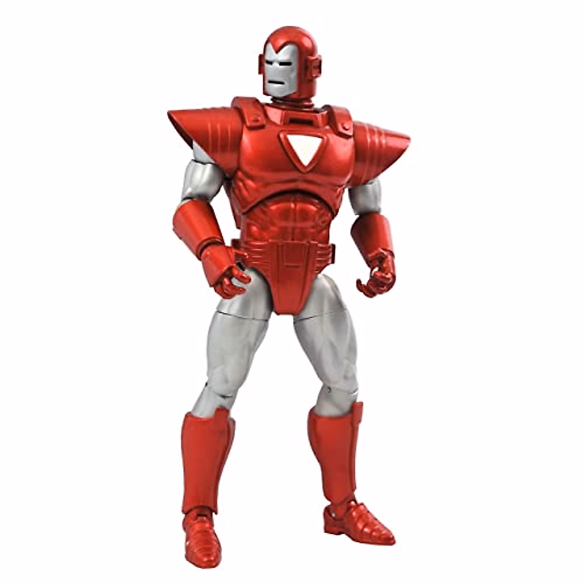 DIAMOND SELECT TOYS Marvel Select: Silver Centurion Iron Man Action Figure, Multicolor
