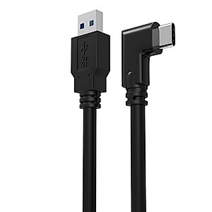 LICHIFIT Cable Wire Link for Oculus Quest2 VR Accessories USB 3.2 Gen1 Type-C High Speed Data Transfer Cable Replacement Elbow Streaming Cable Line