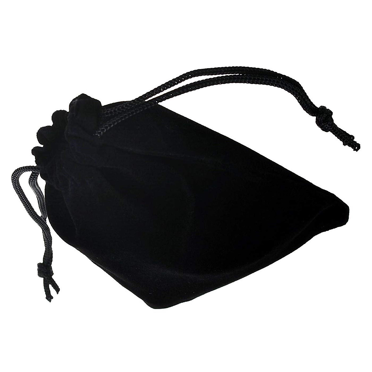 Cyber-Deals Set of Dice Cup Black PU Leather w/Plush Black Felt Lined + 16mm Zinc Alloy Metal Dice, Gift Boxed (Nickel, Red)