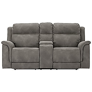 Signature Design by Ashley Next-Gen DuraPella Love Seats, Slate