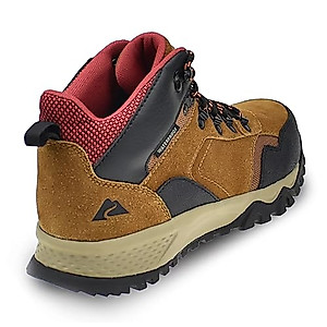 Ozark Trail Men's Redlined Waterproof Mid Hiker Boots (Tan Brown) (6)
