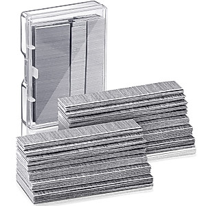 Zhengmy 10500 Pieces 23 Gauge Nails 7 Sizes Assorted Headless Micro Pins Headless Stainless Steel Pins 2/5 Inch to 1 Inch for Molding Cabinetry Building Assembly