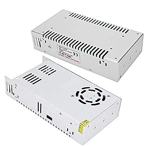 DC24V Output Switch Power Supply Driver Aluminum Alloy Voltage Converter LED Screen Strip Light 3 Dimensional Printer Power Supply Transformer(S‑600‑24（24V/25A/600W）AC110/220V±15%)