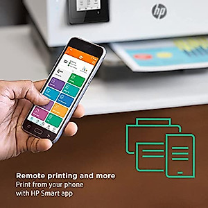 Bools H-P OfficeJet 8015eSeries Wireless Color All-in-One Printer, Copy, Scan and Fax, Mobile and Wireless Printing, Plus USB Printing Cable
