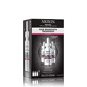 Nioxin Hair Regrowth Treatment for Women with Minoxidil 2%, 3 Month Supply, 6 oz