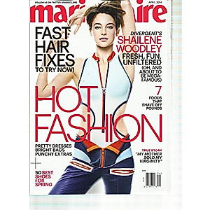 MARIE CLAIRE, APRIL, 2014 (FAST HAIR FIXES TO TRY NOW ! * HOT FASHION)