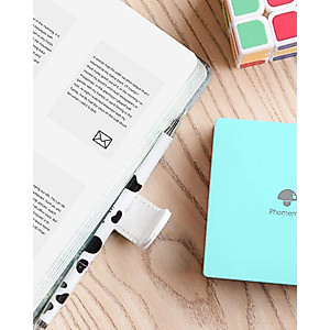 Phomemo Thermal Paper Transparent for M02 M03 M04 Series Mini Printer, M02 Printer Paper, Thermal Adhesive Sticker Paper for Note, Label, Picture, 50mm x 3.5mm, 3-Rolls