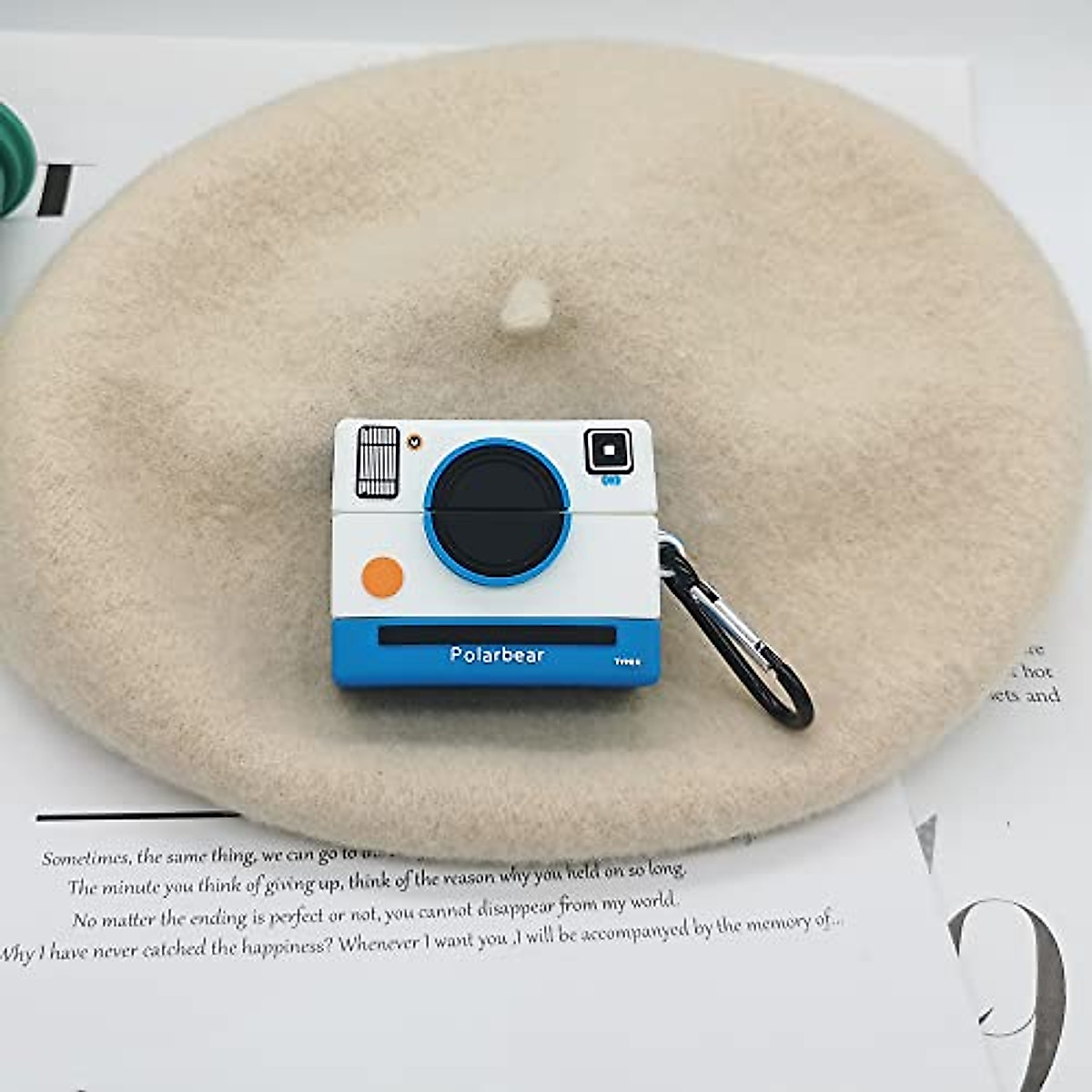 ZEPTY Compatible for AirPods Case Cover Pro 2019, Kids Teens Boys Girls Women Cute Funny Cool Silicon Cartoon 3D Camera Design Shell Cover for AirPods Case Pro - Camera