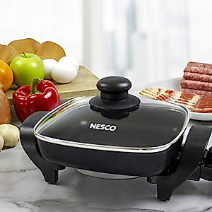 Nesco, Black, ES-08, Electric Skillet, 8 inch, 800 watts