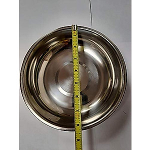 Kitchen Scale White Metal With A Stainless Steel Tray (22-Pound) (RED)