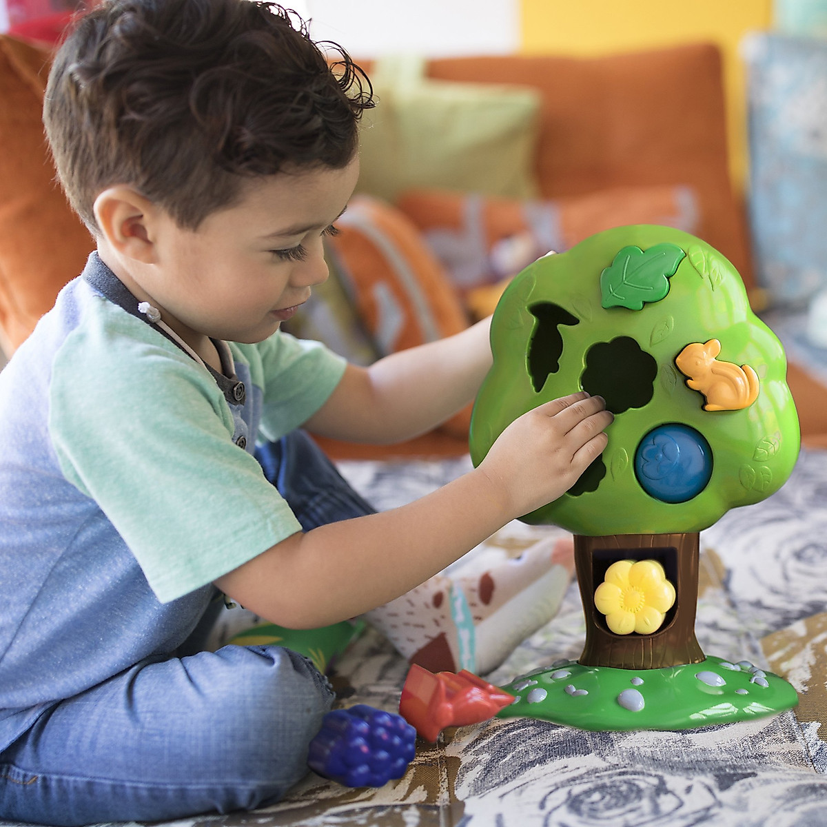 Educational Insights Bright Basics Sorting Tree, Shape Sorter, Matching Activity, Toddler Toys, Ages 2+