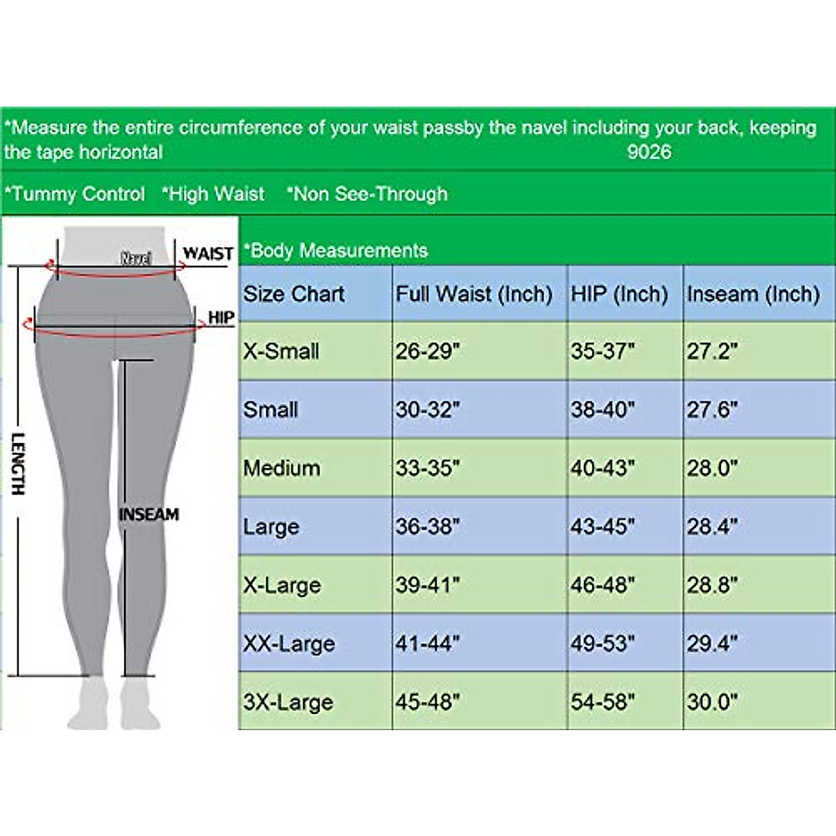 NELEUS 3 Pack Tummy Control High Waist Running Workout Leggings,9017,Black,Grey,Navy Blue,3XL