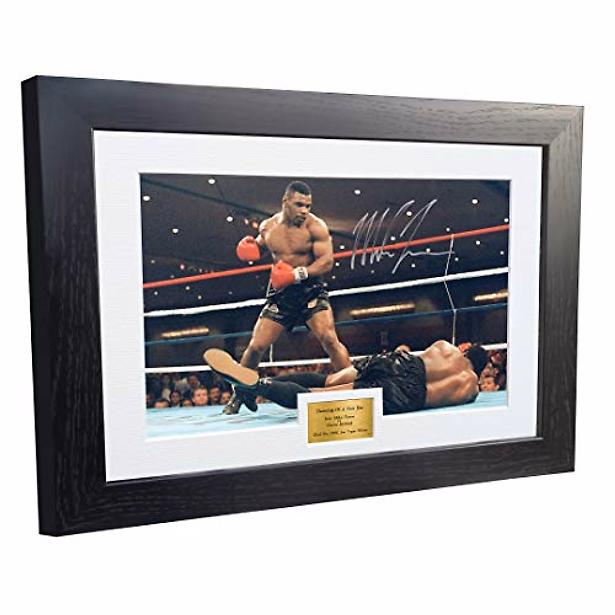 Large A3+ Print Mike Tyson vs Trevor Berbick 'DAWNING OF A NEW ERA' 12x8 A4 Autographed Signed Photo Photograph Picture Frame Boxing Gift 1