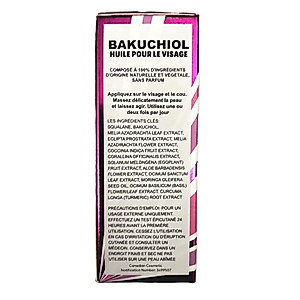 Handmade Heroes 2% Bakuchiol Booster Oil with Sugarcane Squalane, All Natural Retinol Alternative For Radiant and Line Smoothing 0.75oz