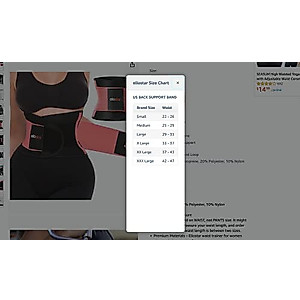 UltraComfy Sweat Waist Trainer for Women & Men Workout Trimmer Postpartum Belly Wrap Blue