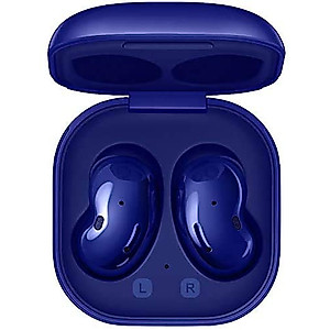 Samsung Galaxy Buds Live (ANC) Active Noise Cancelling TWS Open Type Wireless Bluetooth 5.0 Earbuds for iOS & Android, International Model - SM-R180 (Mystic Blue - Limited Edition) (Renewed)