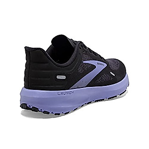 Brooks Women’s Launch 9 Neutral Running Shoe - Black/Ebony/Purple - 9