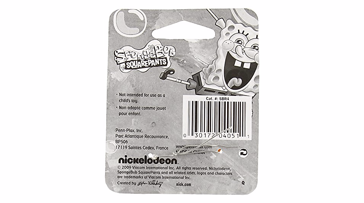 Penn-Plax SpongeBob Plankton Aquarium Ornament - Small Fish Tank Decor