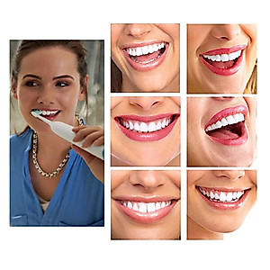 iHealthia Sensitive Replacement Toothbrush Heads Compatible with Philips Sonicare Brush HX6053, 8-Pack, fits Sonicare Plaque Control, Gum Health, Flex Care