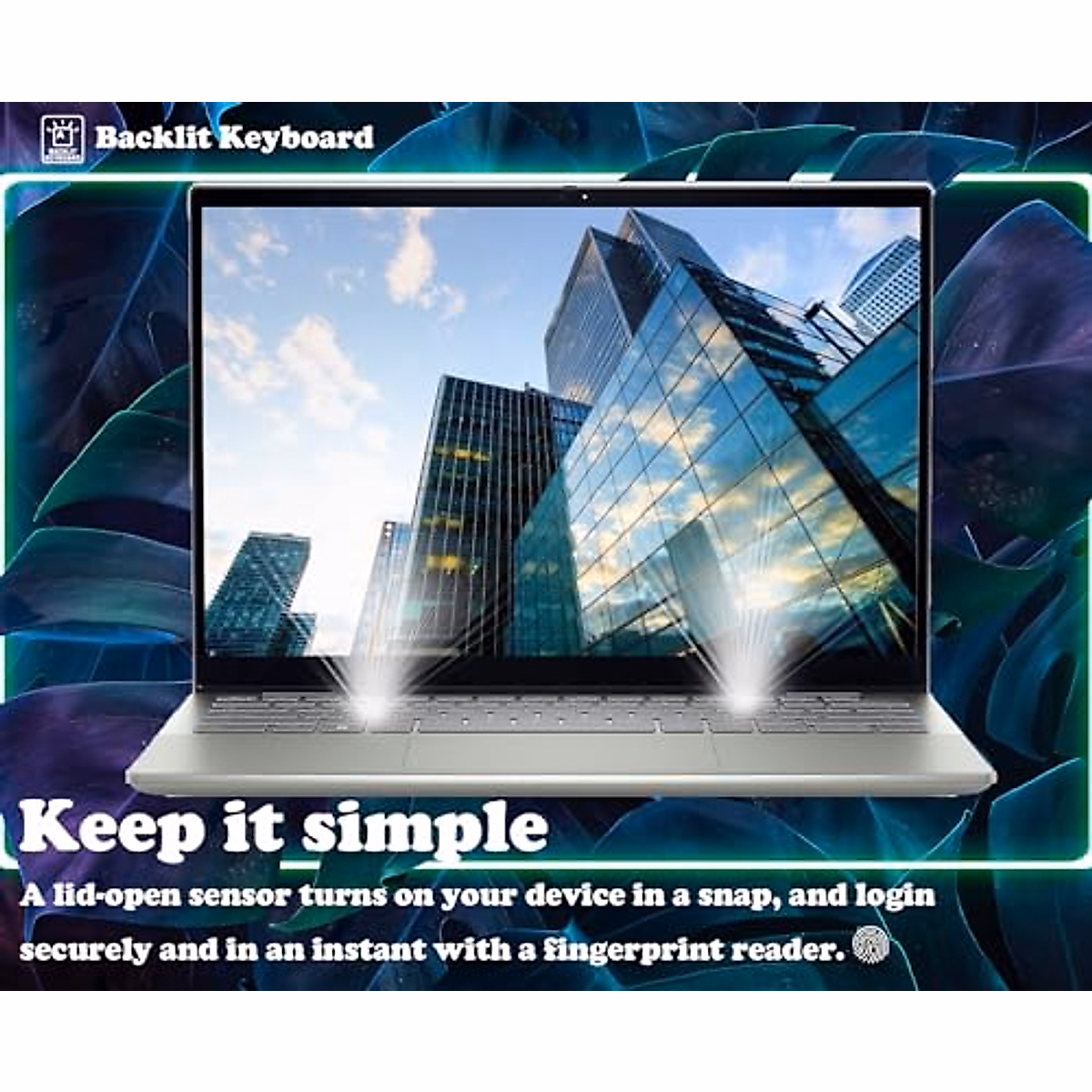 Dell Inspiron 14 Inch FHD Touchscreen 2 in 1 Business Laptop, AMD Ryzen 7 5825U, 16GB RAM, 512GB SSD, Windows 11 Pro, Backlit Keyboard, Fingerprint Reader, HDMI, WiFi 6, Pebble Green