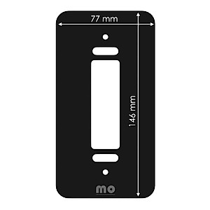 Mars Outpost Wall Plate Compatible with RingPro & Pro 2 Matt Finish Heavy Duty Perspex Plastic