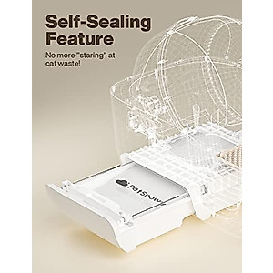 PetSnowy (2024 Premium Version) Snow⁺ Self Cleaning Cat Litter Box & 120 PCS Cat Litter Box Liners Bundle