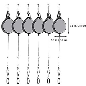 Hemobllo 40pcs VR Cable Management Professional Virtual Reality Ceiling Wire Management Retractable Pulley System for VR Cable Accessories